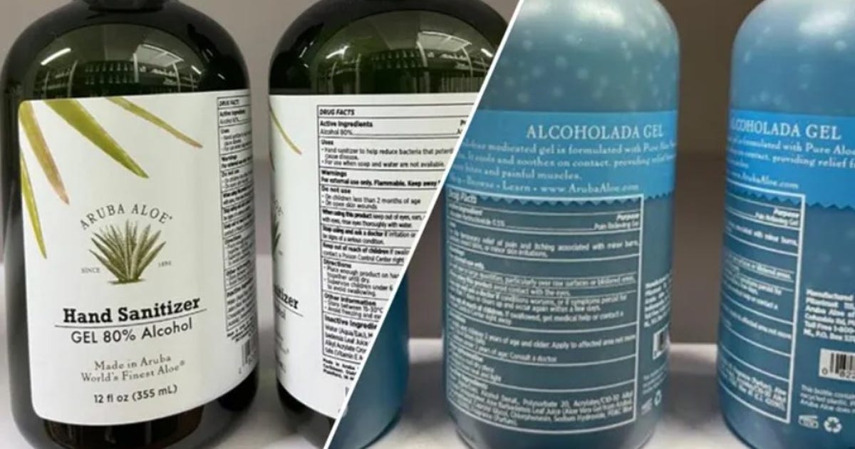 Hand sanitizer, aloe gel recalled over warnings it could cause comas or ...