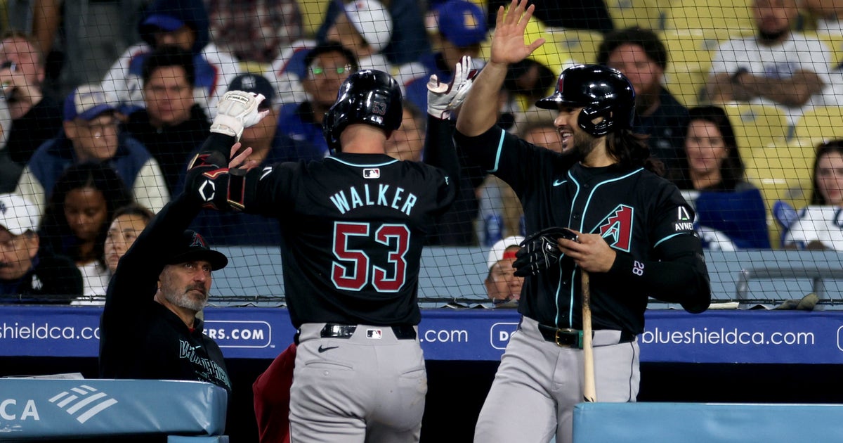 Walker, Marte homer and D-backs beat Dodgers for 1st series win at ...