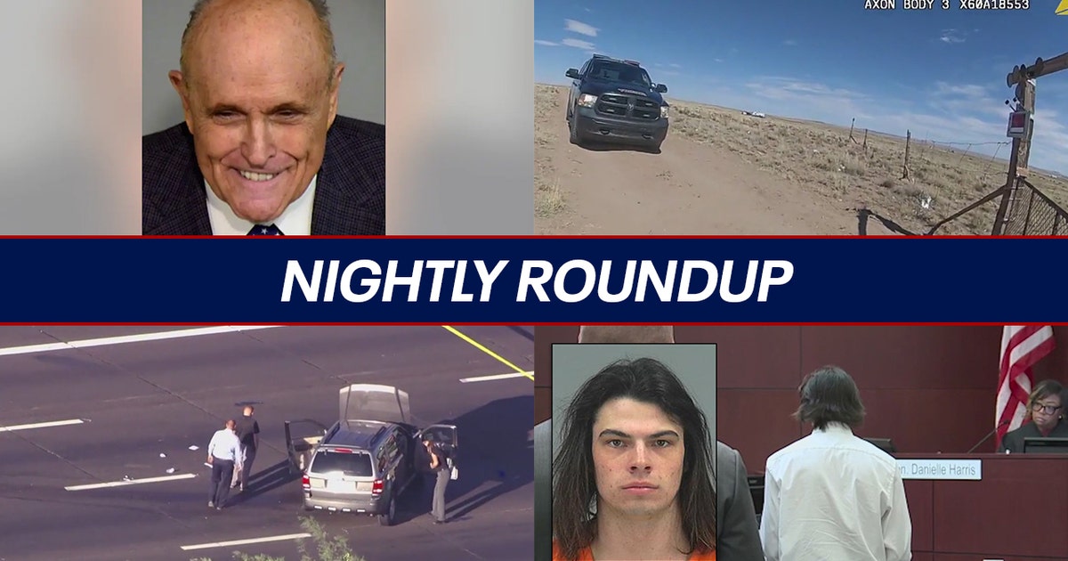 Death investigation along I-10 in Phoenix; Rudy Giuliani's mugshot ...