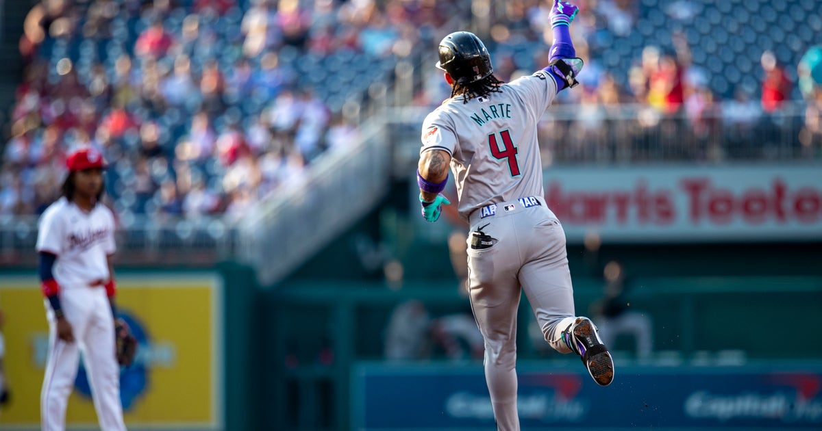 Marte, Cecconi lead Diamondbacks past Nationals 5-0 in series opener ...