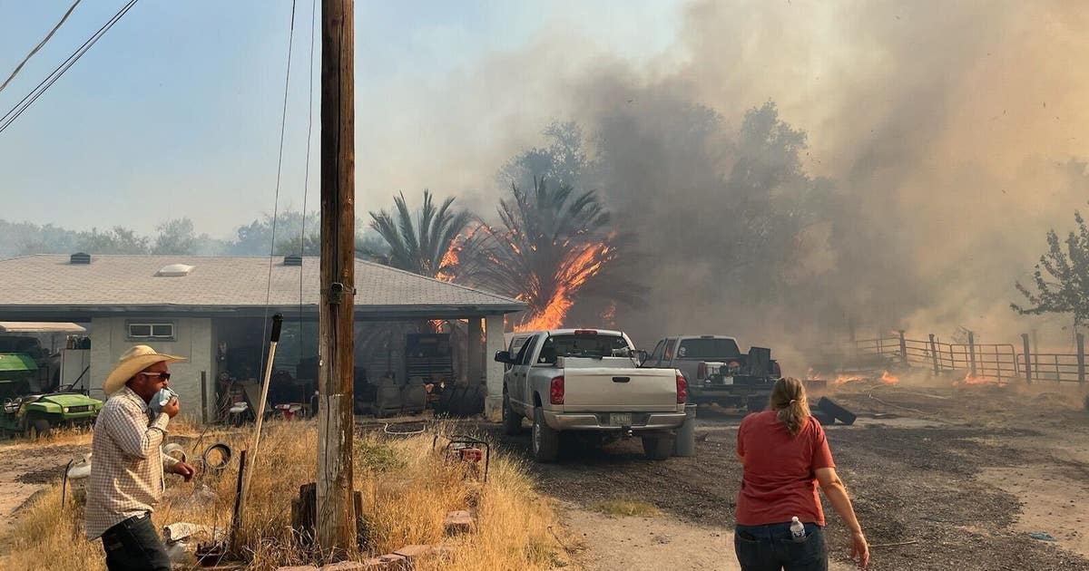 Family jumps into action to help firefighters contain Rose Fire near ...