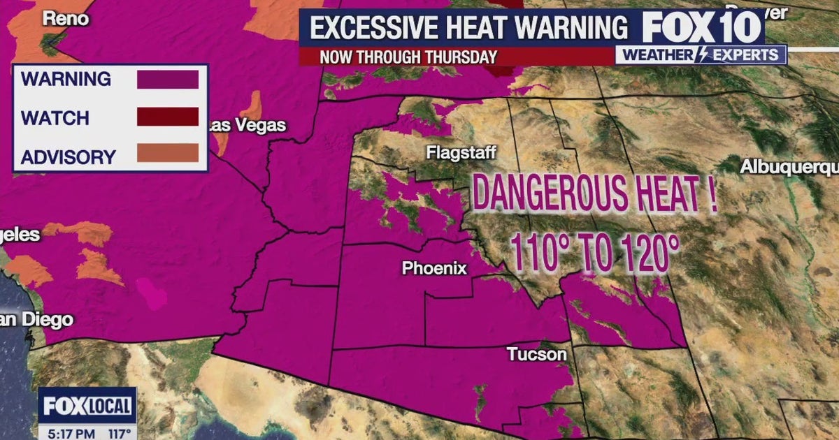 Arizona weather forecast: Brutal heat continues in Phoenix | FOX 10 Phoenix