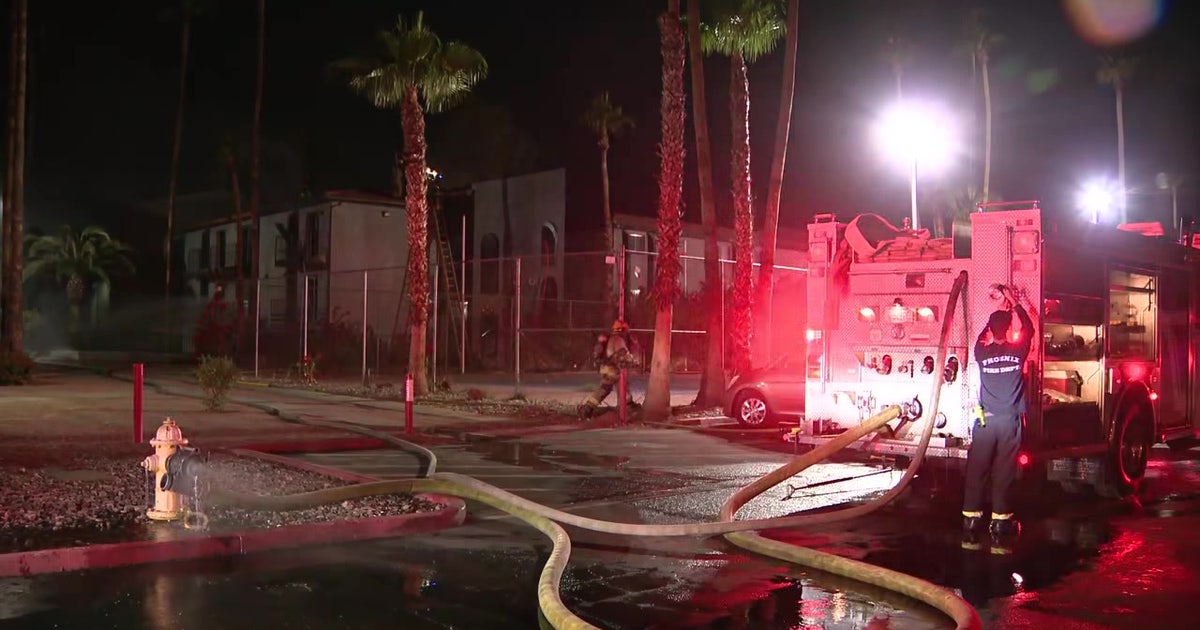 Crews battle fire at Phoenix apartment that was under renovation | FOX ...