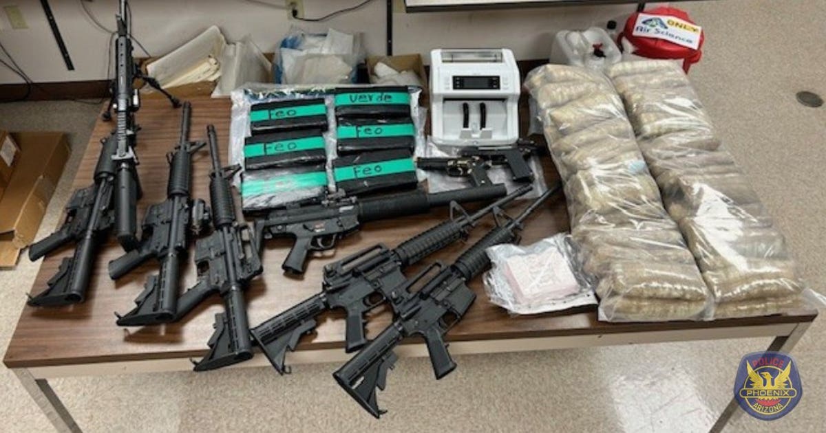 Fentanyl, meth, cash and guns seized during Phoenix drug trafficking ...