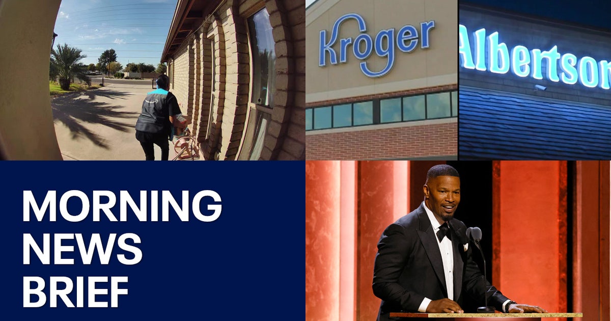 Porch pirate caught on camera; Albertsons gives up on grocery merger l ...