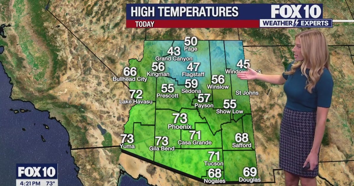 Arizona weather forecast: Cold front brings cooler temperatures to the ...