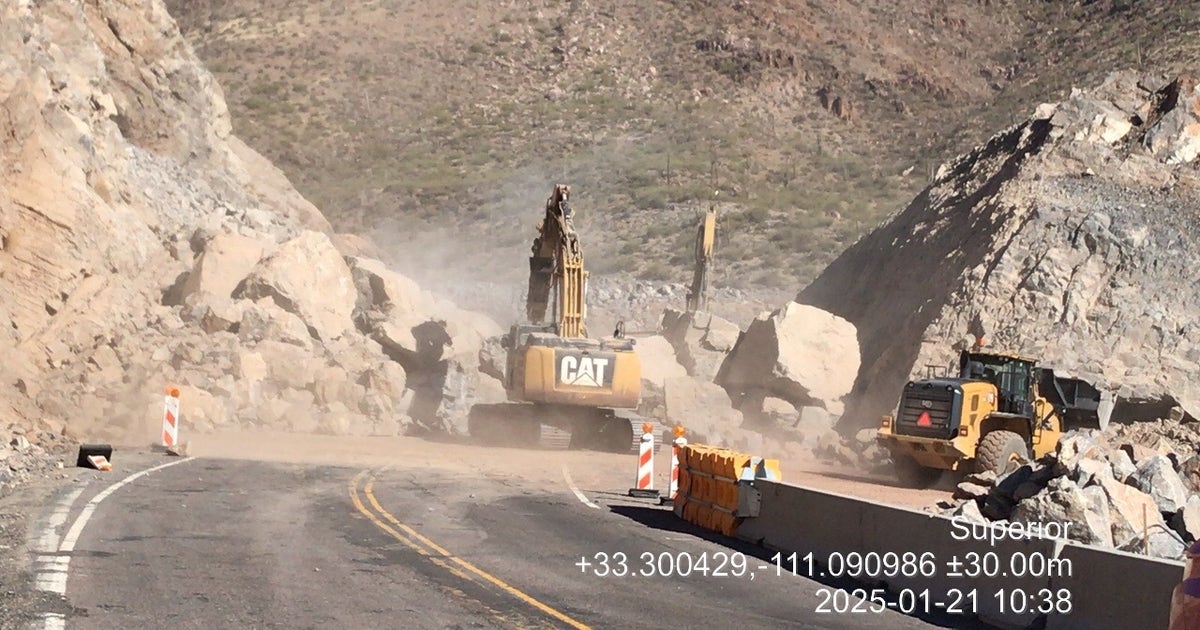 Rock blasting to cause full road closures on US 60 in Pinal County ...