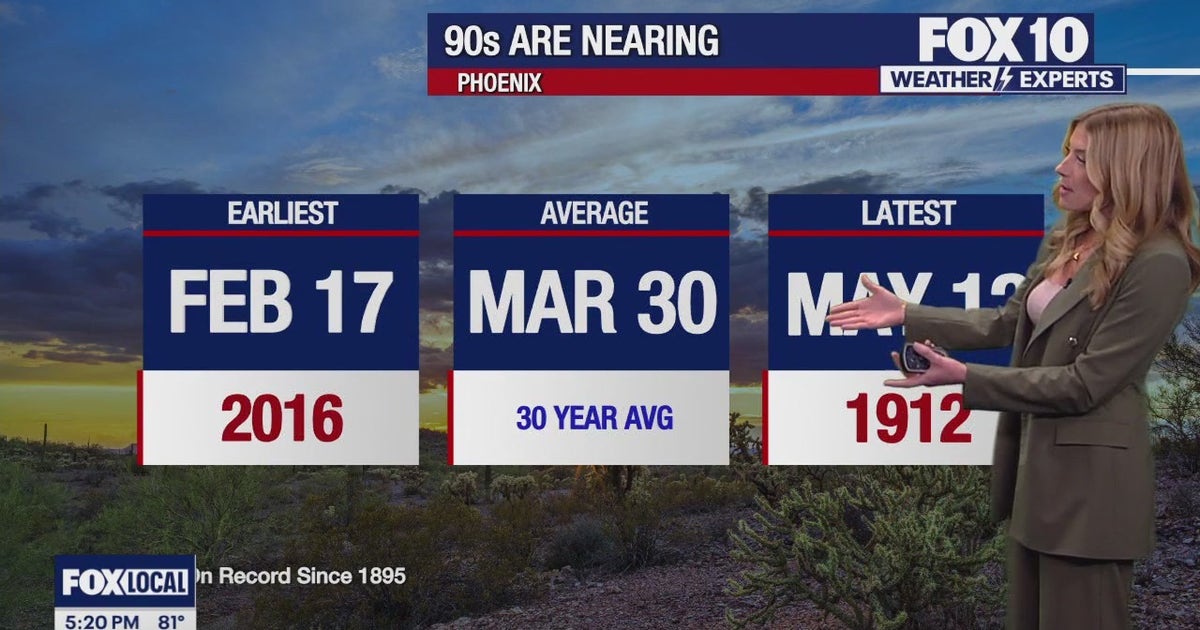 Arizona weather forecast: We may see the 90s this week | FOX 10 Phoenix