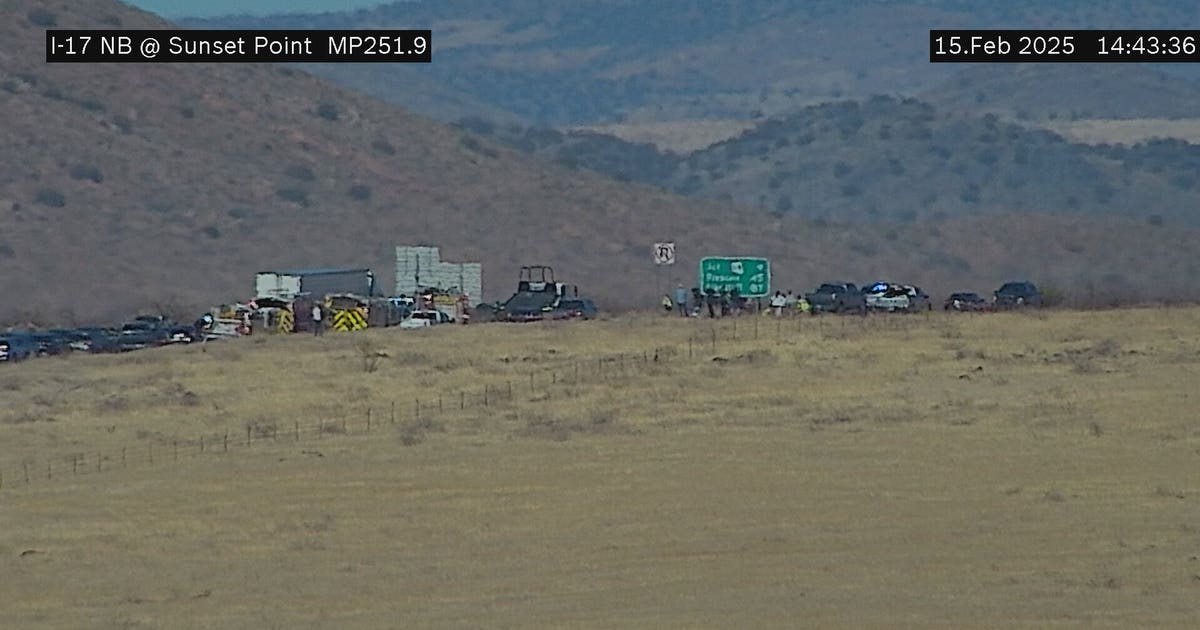 Interstate 17 northbound reopens after closure near Sunset Point for a ...