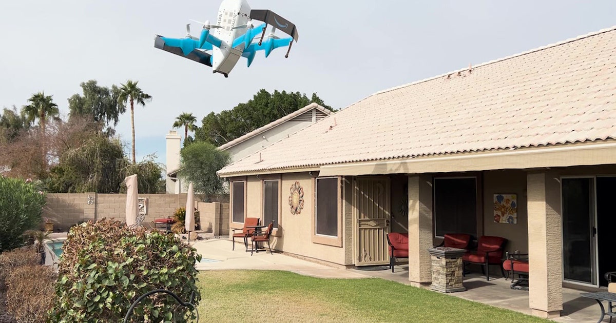 Amazon launches drone delivery service in Tolleson for local online ...