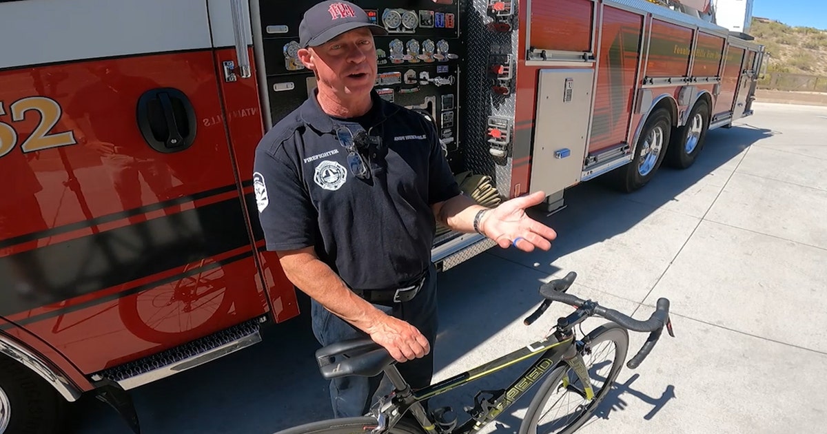 Firefighter Andy Huxtable says his 125-mile bicycle commute to work ...