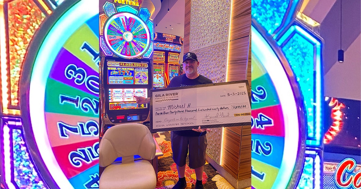 Chandler man wins $1 million jackpot on Wheel of Fortune slot machine ...