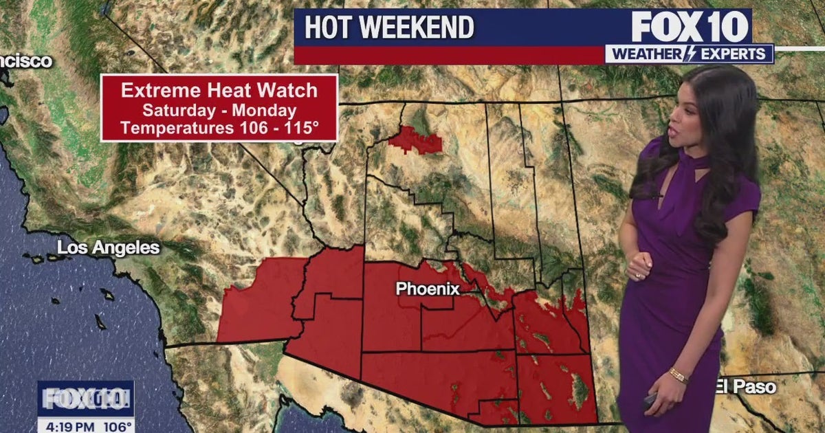 Arizona weather forecast: Extreme heat possible this weekend | FOX 10 ...