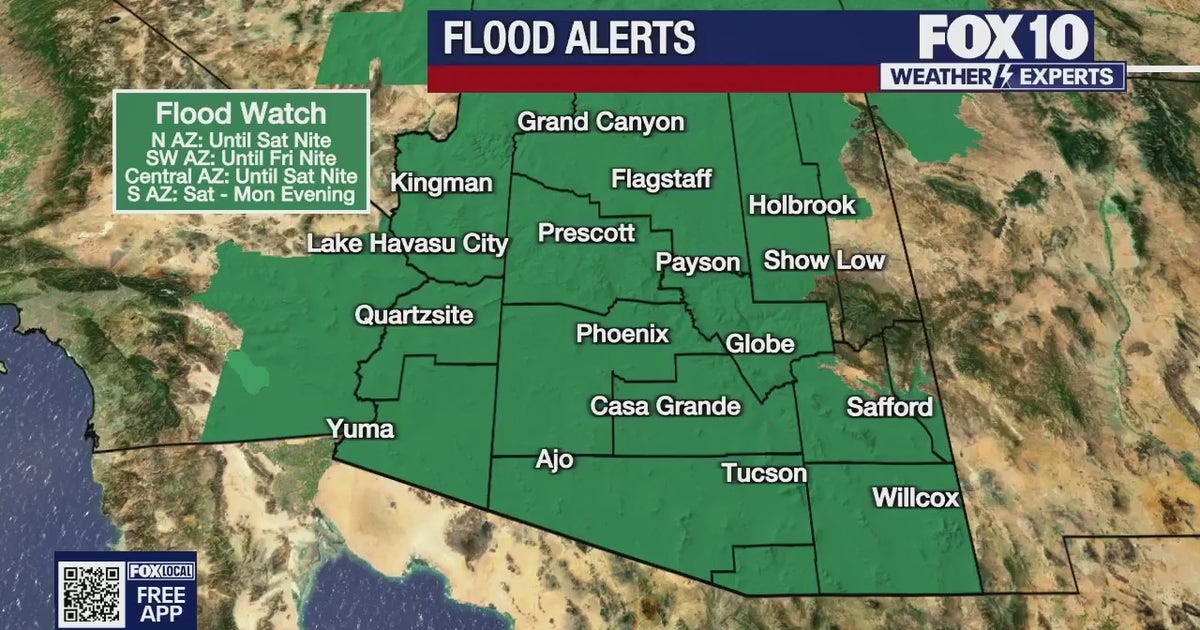 Arizona weather forecast: Flood watches in effect as Priscilla, Raymond ...