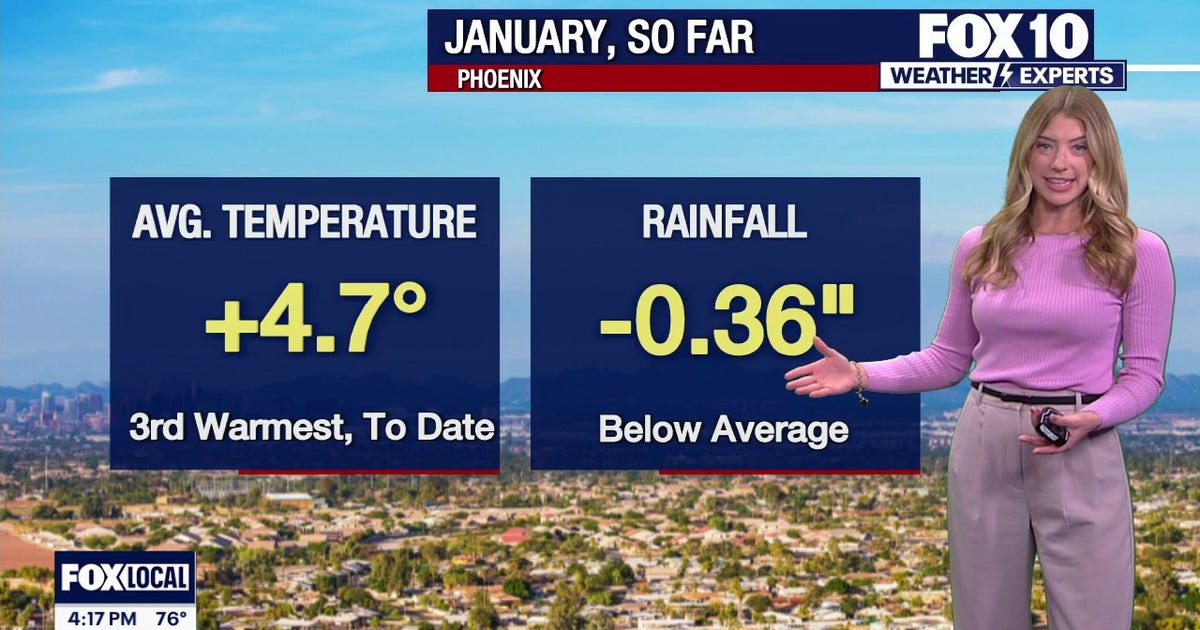 Arizona weather forecast: Unseasonably warm temperatures in Phoenix ...