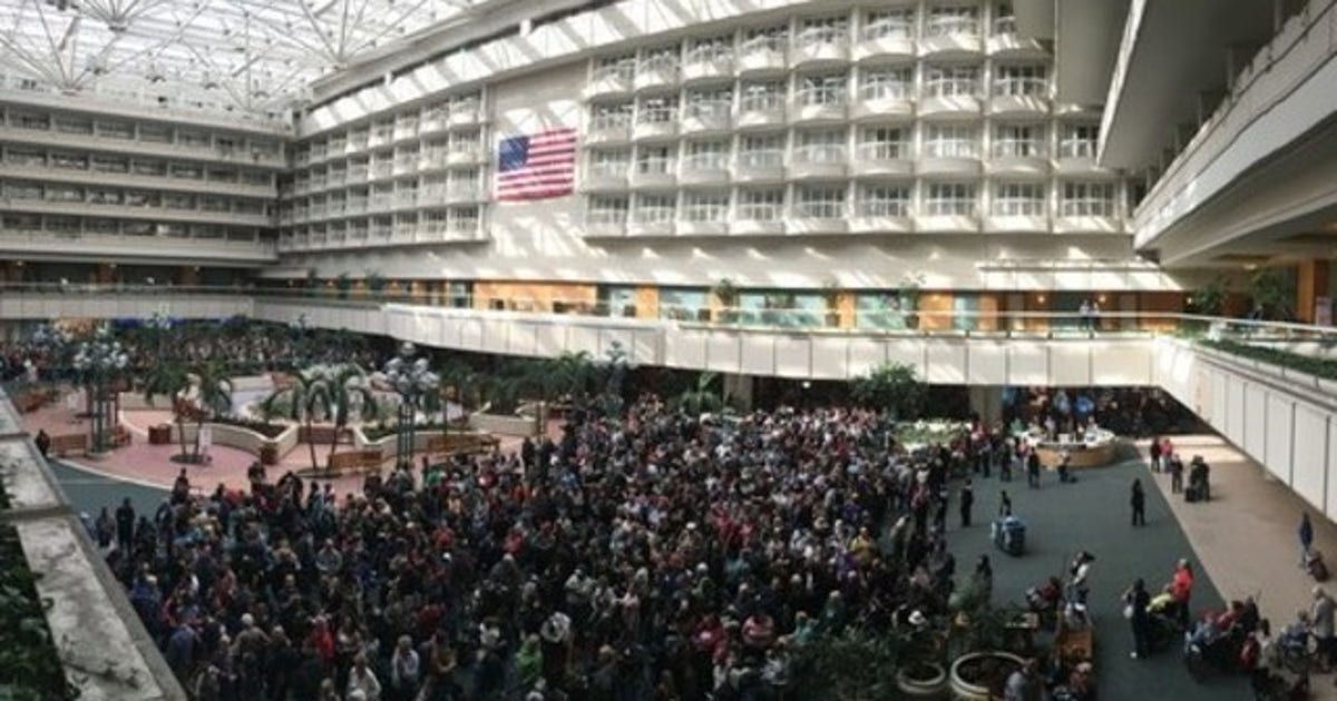 TSA agent jumps from hotel balcony into Orlando airport atrium | FOX 13 ...