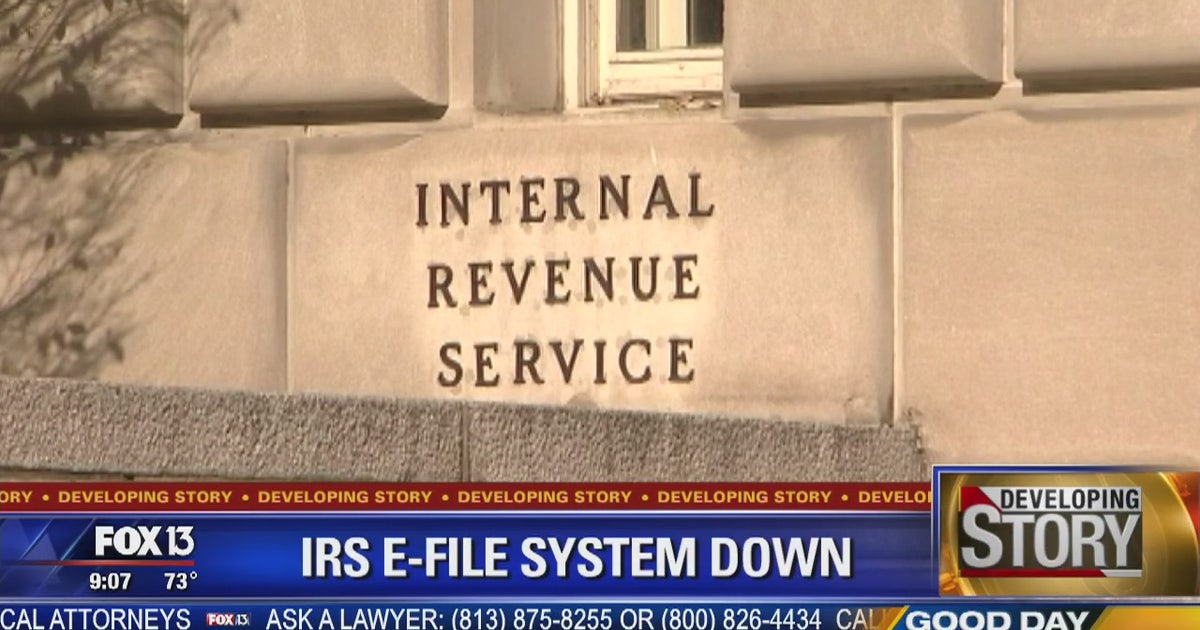 IRS computer problems shut down tax return e-file system | FOX 13 Tampa Bay