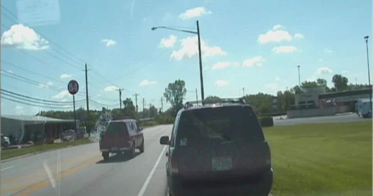 Ohio officer chases down runaway cruiser | FOX 13 Tampa Bay
