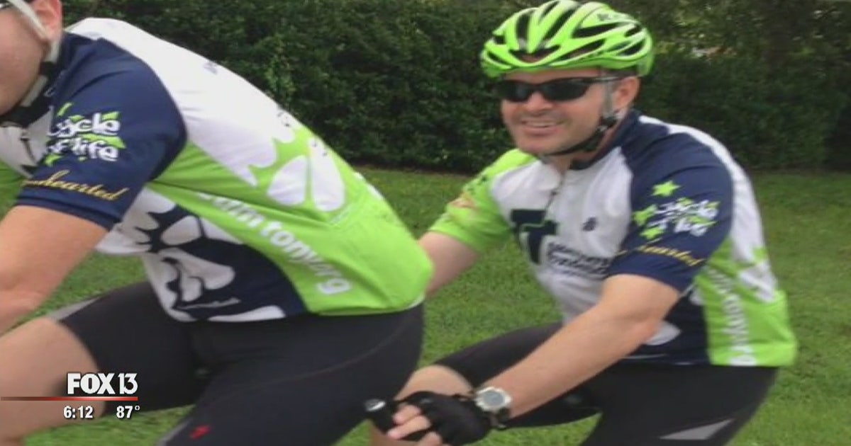 Survivor rides to help others fight cancer | FOX 13 Tampa Bay