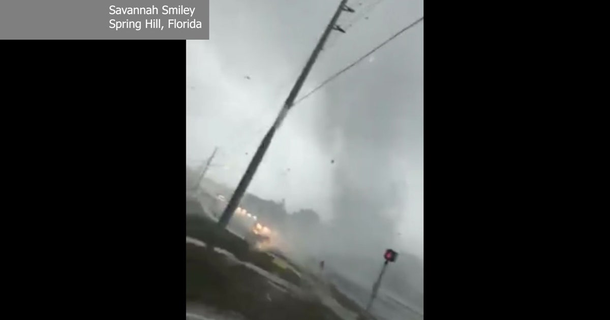 Watch: Tornado crosses intersection in Spring Hill | FOX 13 Tampa Bay