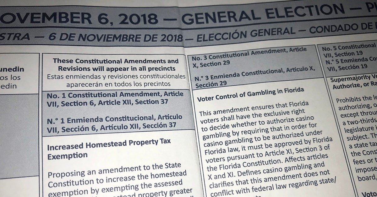 Florida's proposed constitutional amendments explained | FOX 13 Tampa Bay