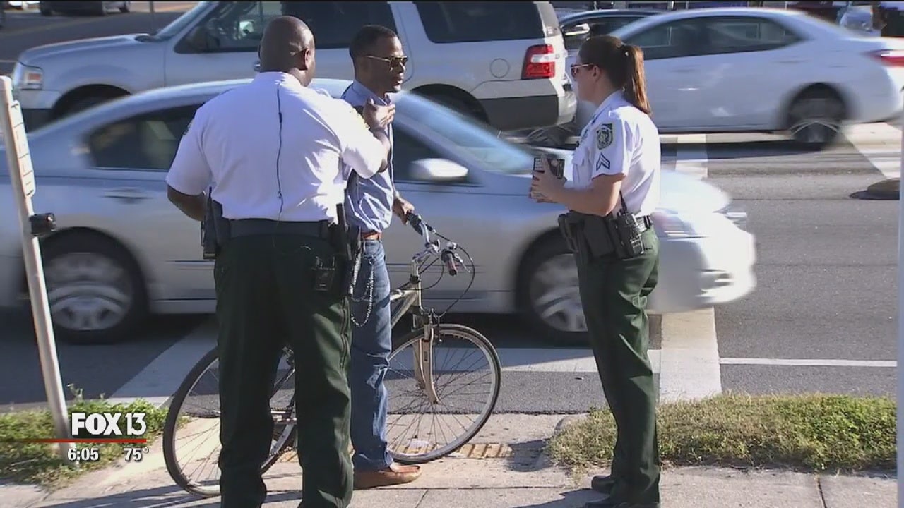 Officers cracking down on pedestrian, bicycle violations | FOX 13 Tampa Bay