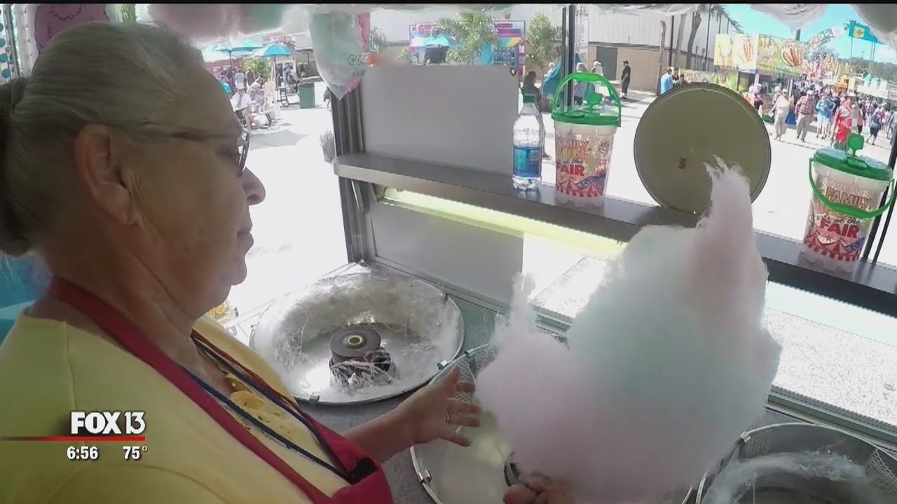 Cotton candy spinner marks 40 years at Florida State Fair | FOX 13 ...