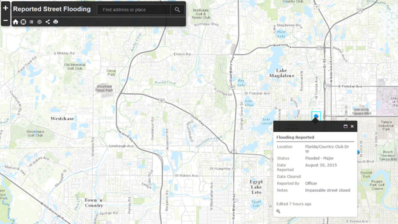 Tampa Flood Map | FOX 13 Tampa Bay