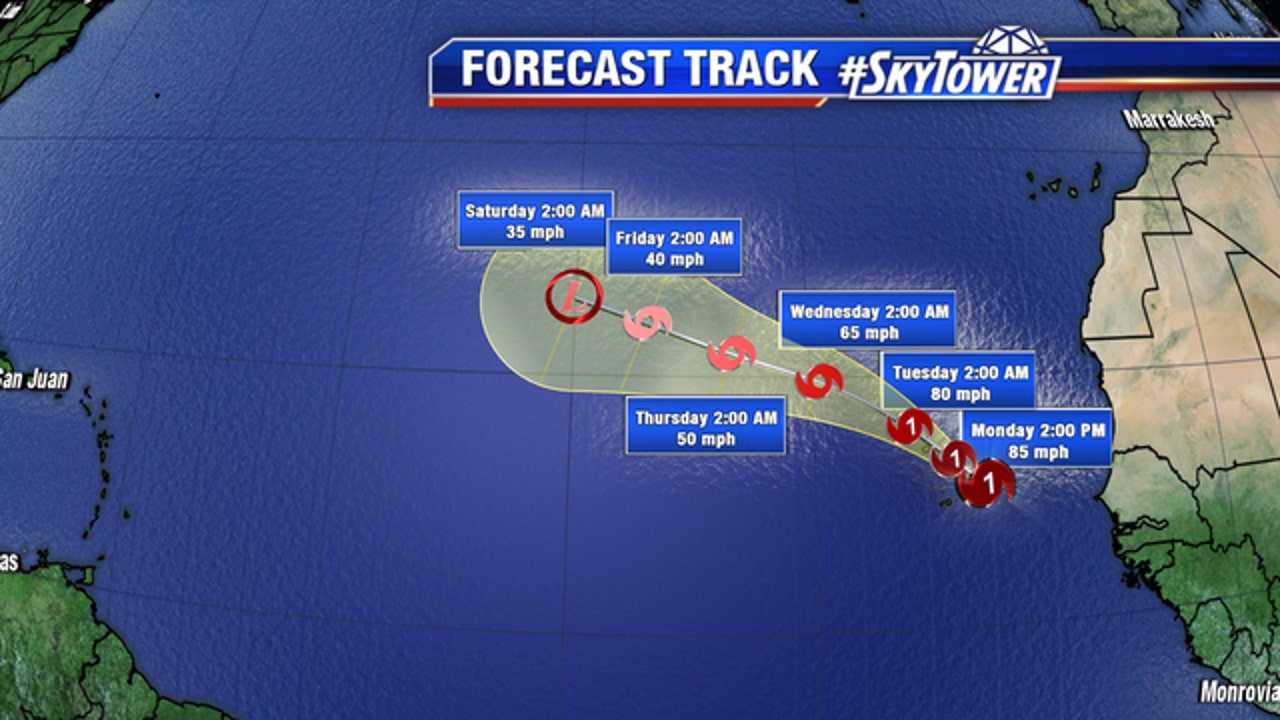Hurricane Fred forms in the Atlantic