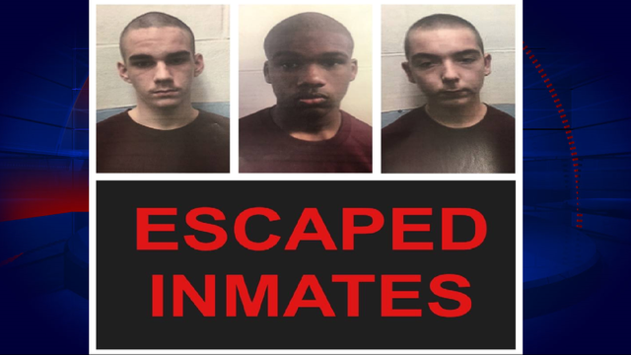 Three juvenile inmates escaped, still missing