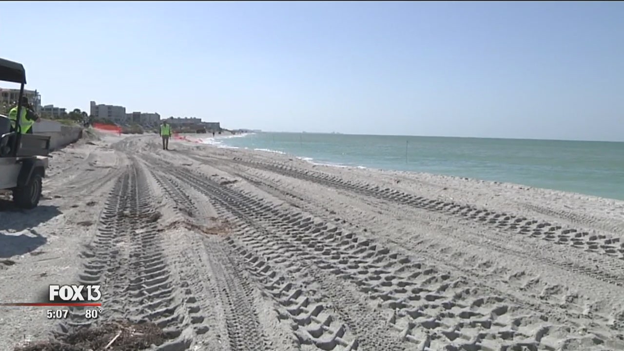 Longboat Key sand trucked in from Collier Co. | FOX 13 Tampa Bay