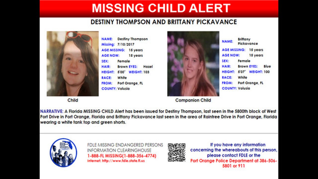 Alert issued for 2 missing teens | FOX 13 Tampa Bay