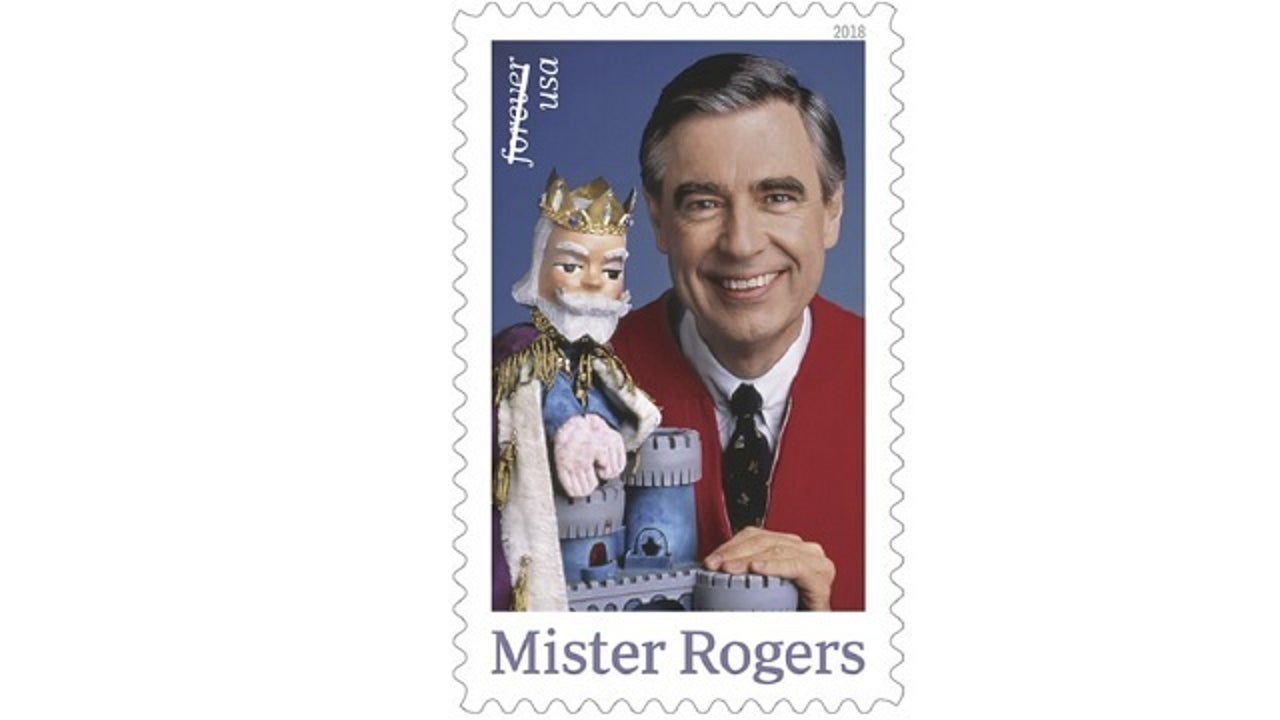 US Postal Service unveils Mister Rogers postage stamp | FOX 13 Tampa Bay