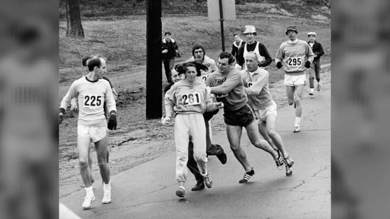 First woman to run the Boston Marathon does it again 50 years later