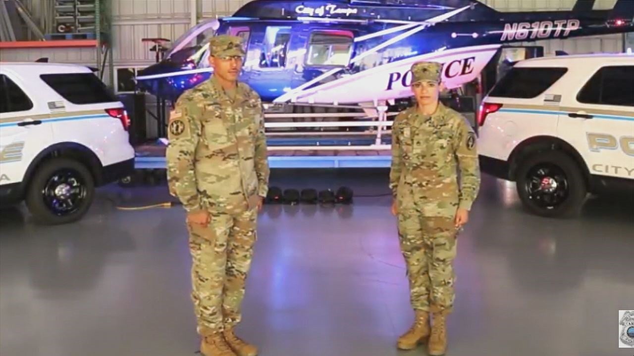 Tampa police honor veterans through song | FOX 13 Tampa Bay