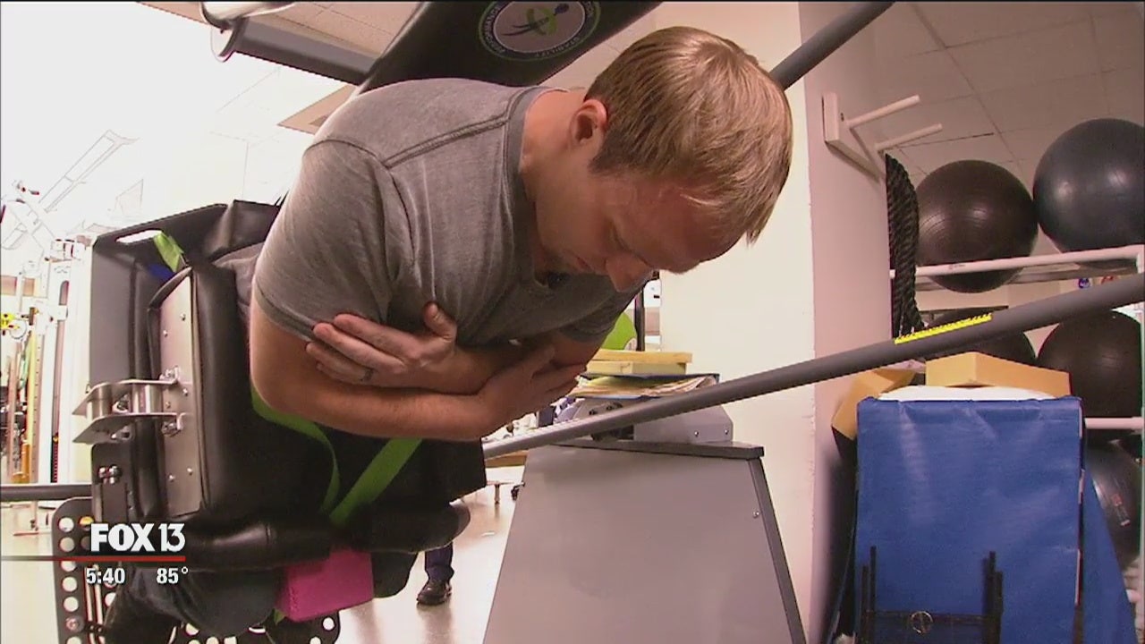 Training machine shows promise for relief of partial paralysis | FOX 13 ...