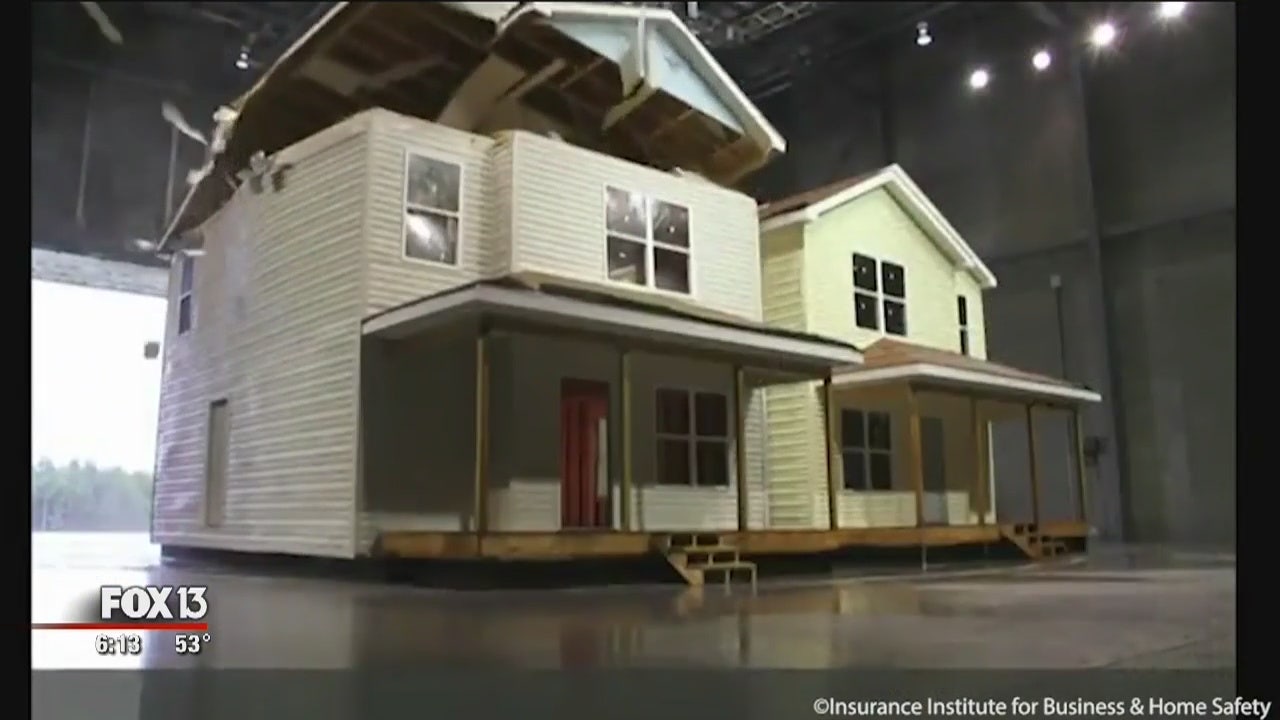 Wind simulations reveal what homes can withstand | FOX 13 Tampa Bay