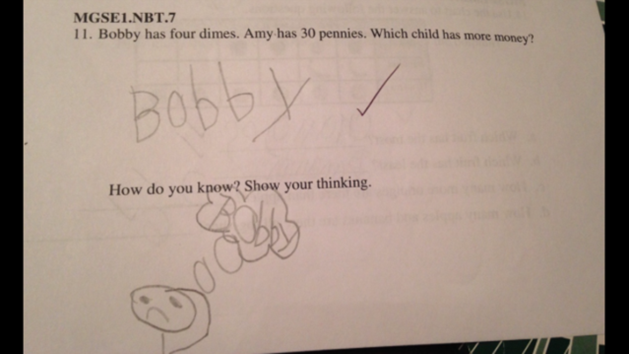 6-year-old's hilarious answer on math test goes viral | FOX 13 Tampa Bay