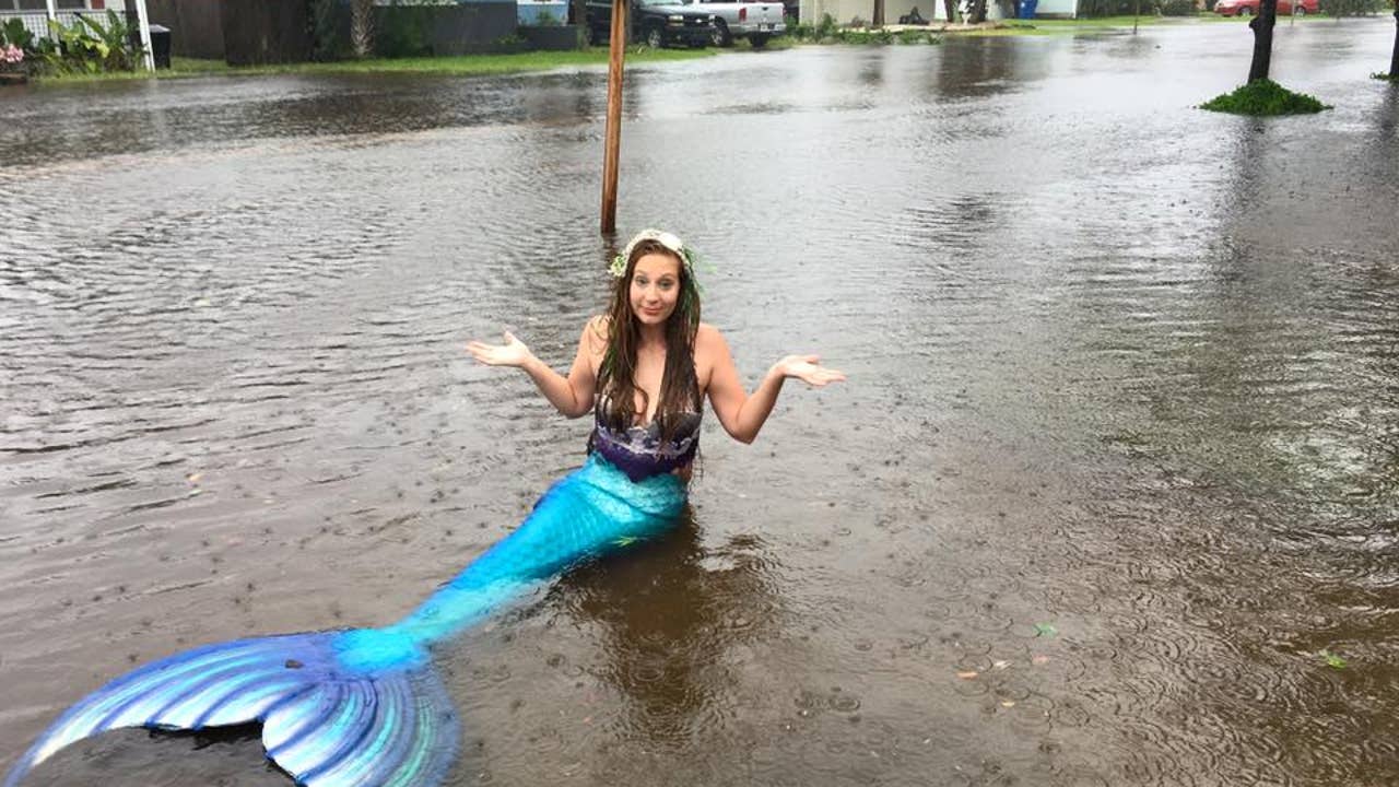 Photos: Tropical Storm Colin washes 'mermaid' into St. Pete | FOX 13 ...