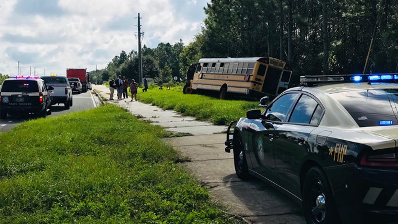 Pasco County school bus driver cited in crash