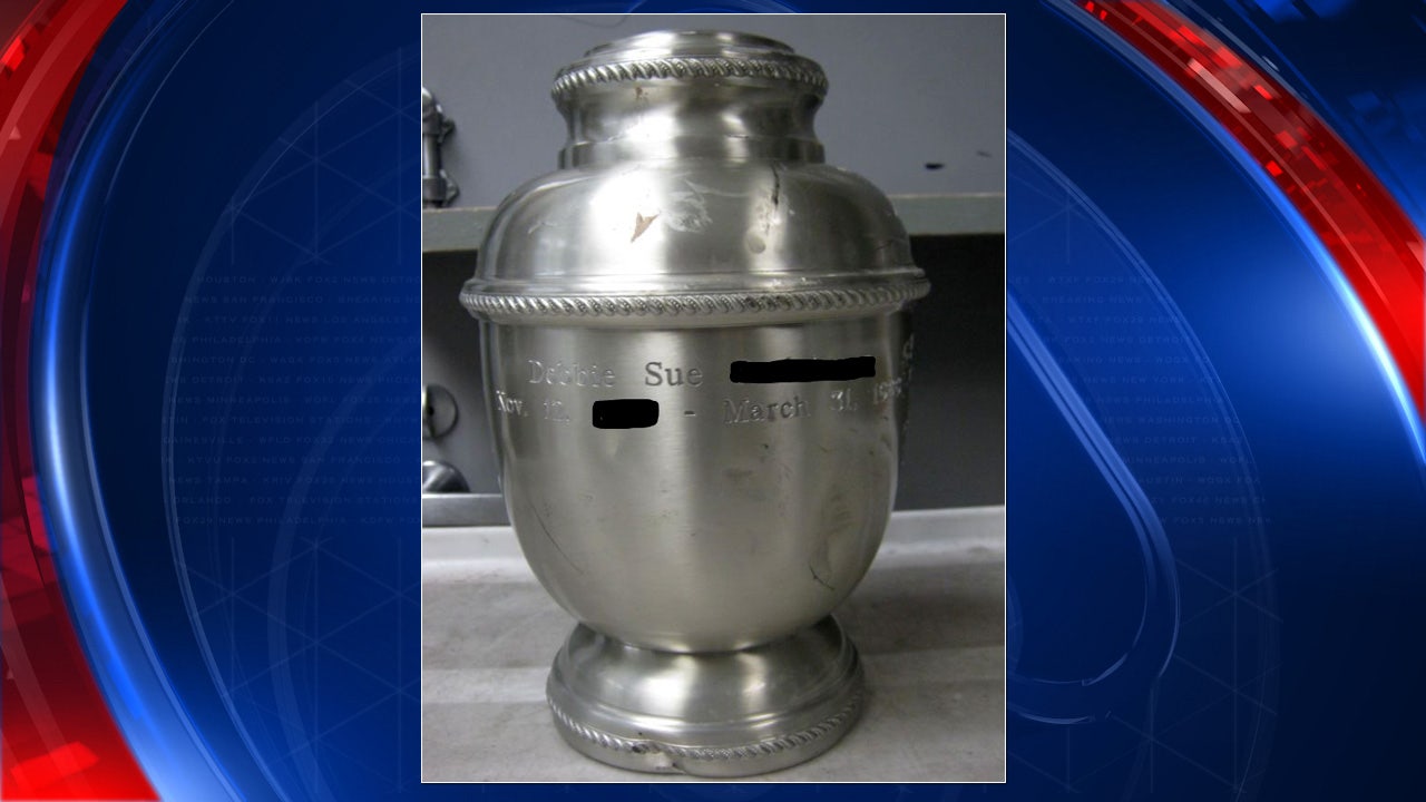 Urn with human remains inside discovered at county trash facility | FOX ...