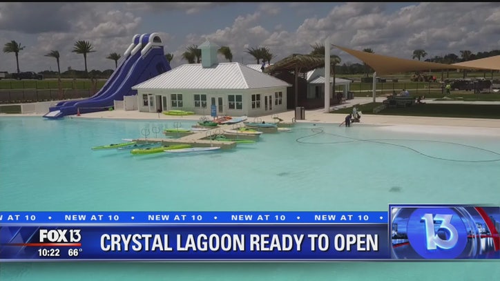 Crystal Lagoon finally opens to residents | FOX 13 Tampa Bay