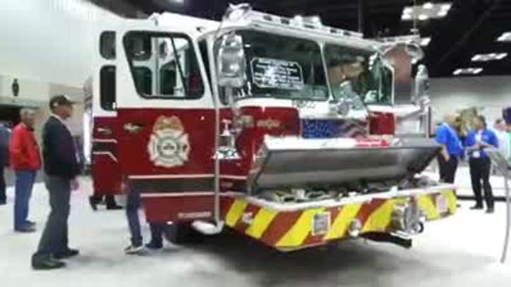 Pasco County Fire Rescue shows off new truck | FOX 13 Tampa Bay