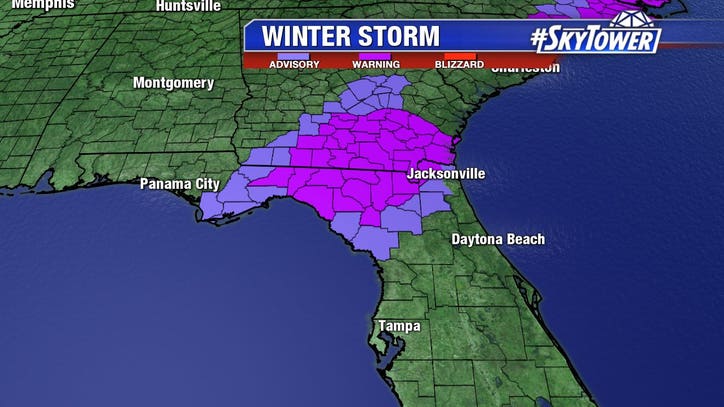 Will it snow in Florida? Winter storm warning issued for northern ...