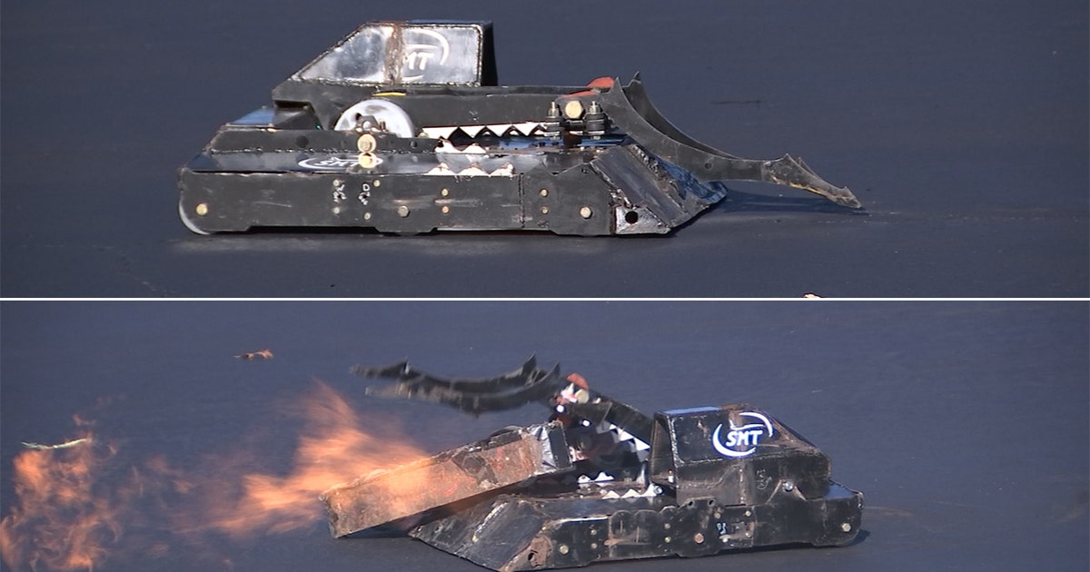 River Ridge teacher built fire-breathing 'BattleBot' | FOX 13 Tampa Bay