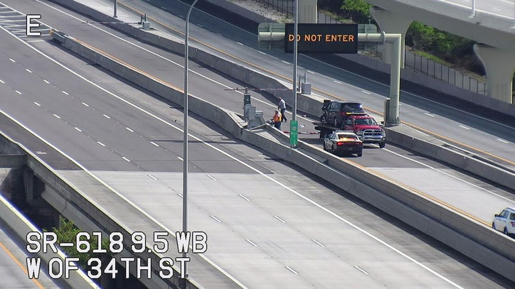 Crash closes express-lane ramp along Selmon Expressway | FOX 13 Tampa Bay