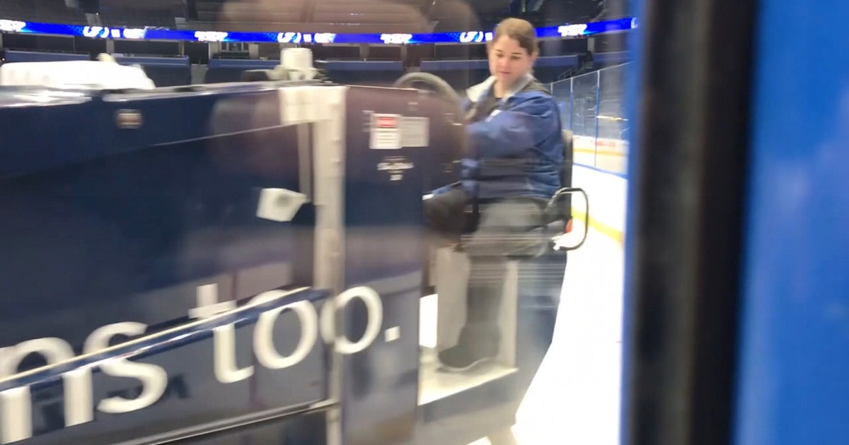 With ice in her veins and hockey in her blood, female Zamboni operator ...