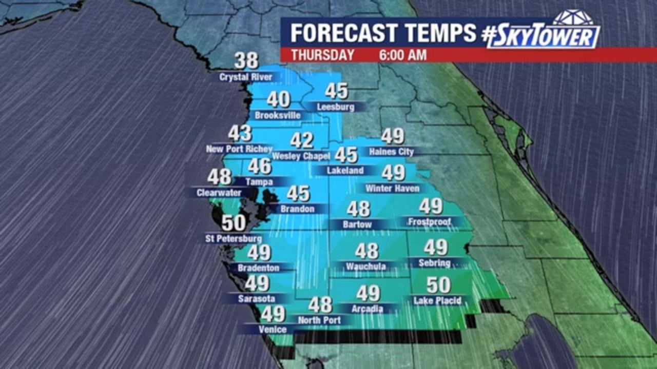 Forecast: Strong storms, then windy and cold | FOX 13 Tampa Bay