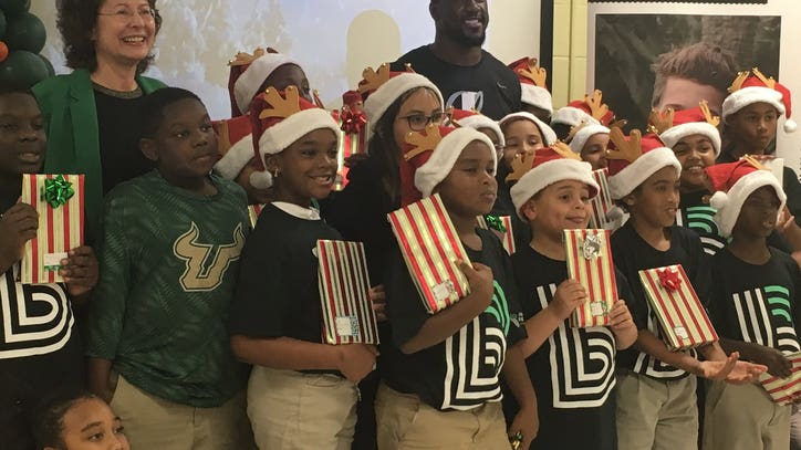 Christmas came early for students at Pizzo Elementary Tuesday afternoon ...