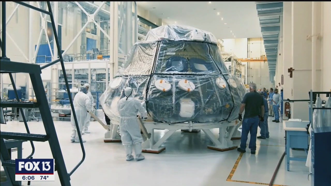 Orion spacecraft getting its start in Clearwater